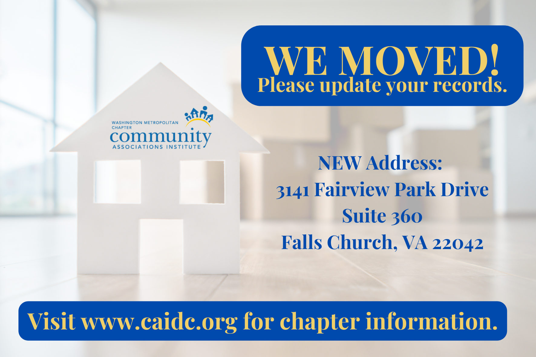 About Us | Washington Metropolitan Chapter Community Associations Institute